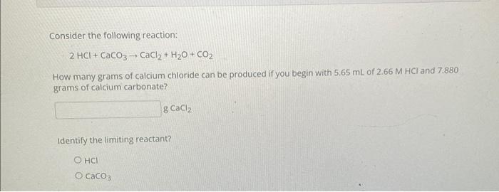Solved Consider the following reaction: | Chegg.com