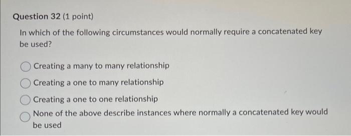 Solved In which of the following circumstances would | Chegg.com