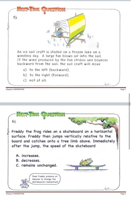 Solved An ice sail craft is stalled on a frozen lake on a | Chegg.com