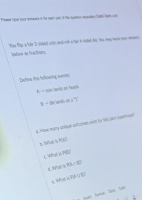 Solved You fost below as tractions Define the following A | Chegg.com