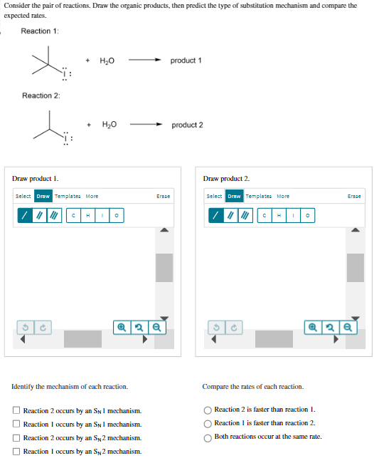 Solved Consider the pair of reactions. Draw the organic | Chegg.com