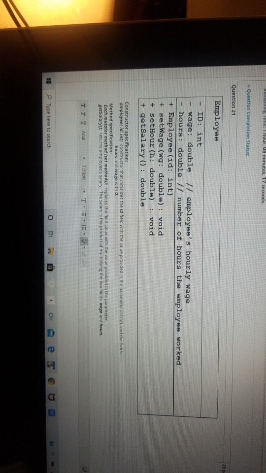 Solved Remaining Time: 1 hour, 18 minutes, 17 seconds. | Chegg.com