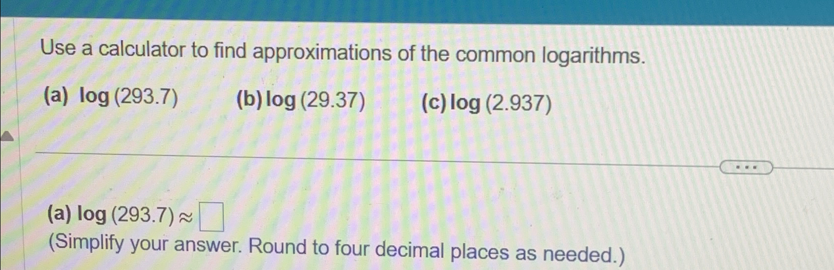 Solved Use a calculator to find approximations of the common | Chegg.com