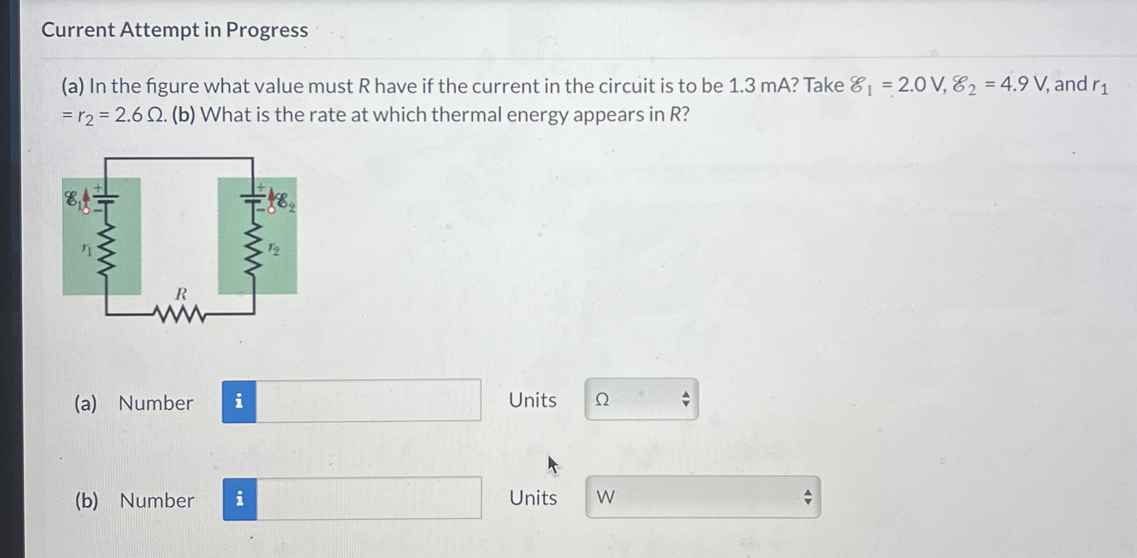 Solved Current Attempt in Progress(a) ﻿In the figure what | Chegg.com