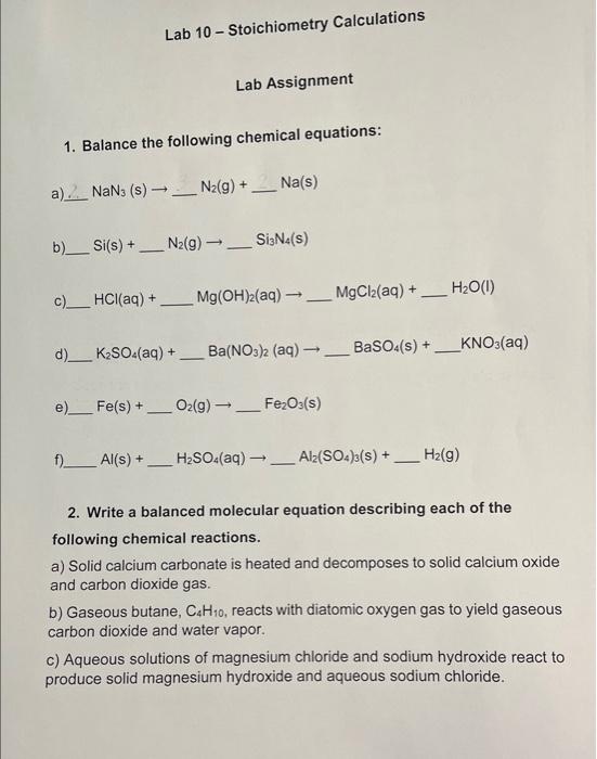 Solved d) K2SO4(aq)+Ba2(NO3)2(aq)→BaSO4( s)+KNO3(aq) e) | Chegg.com