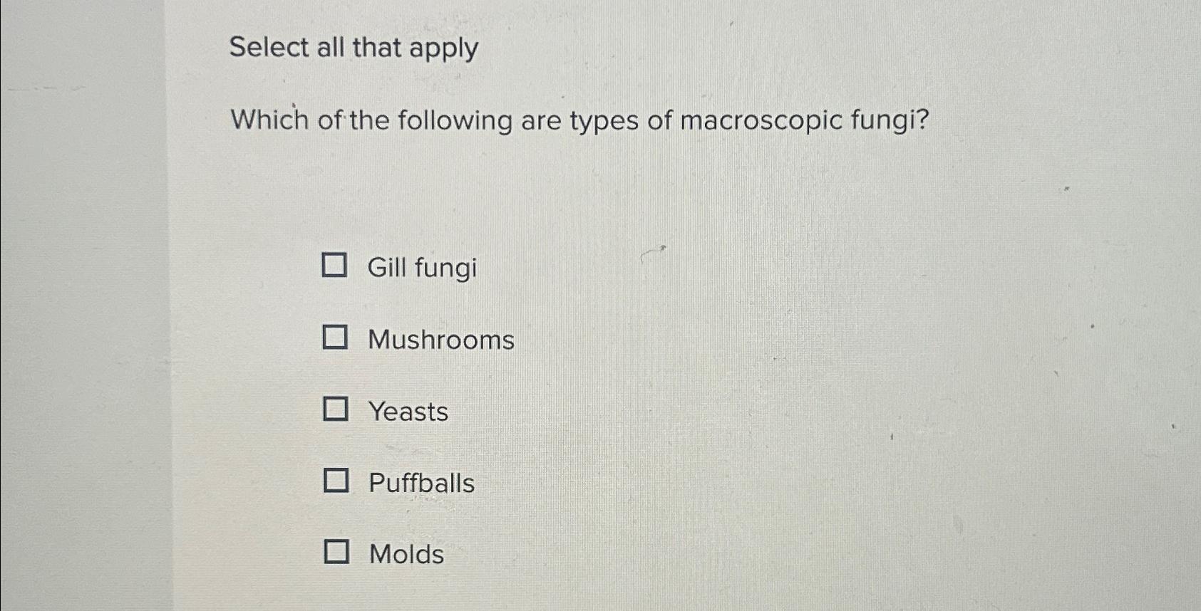 Solved Select all that applyWhich of the following are types | Chegg.com