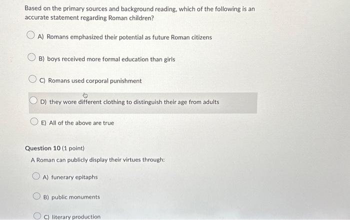 Based on the primary sources and background reading, | Chegg.com