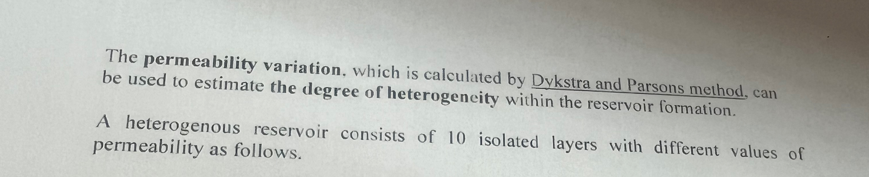 Solved The permeability variation, which is calculated by | Chegg.com