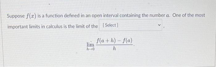 Solved Suppose f(x) is a function defined in an open | Chegg.com