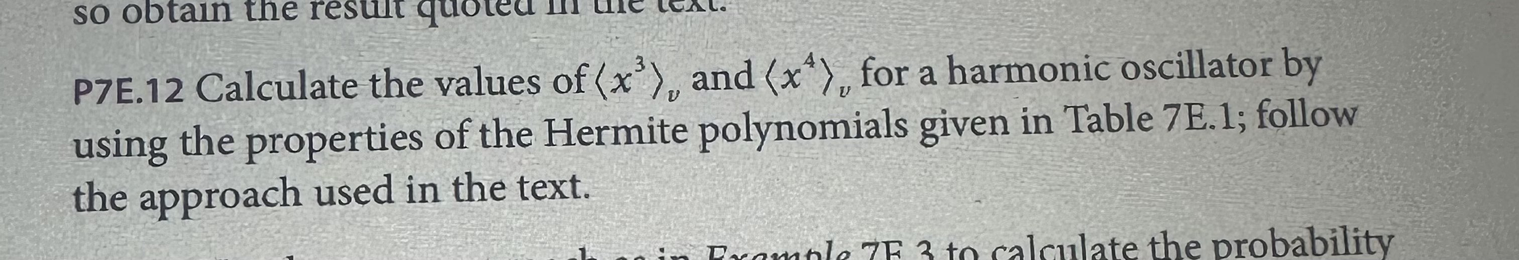 P7E.12 ﻿Calculate the values of (:x3:)v ﻿and (:x4:)v | Chegg.com