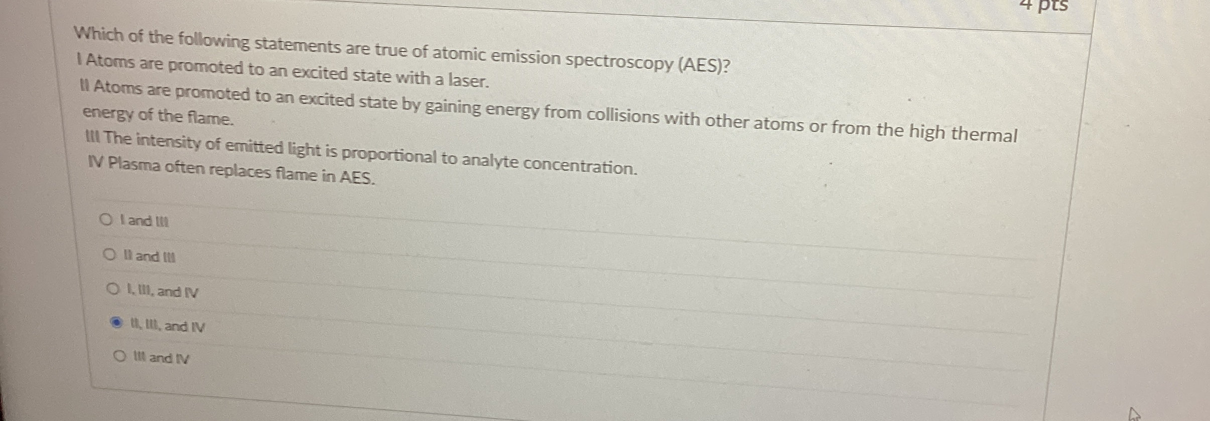 Solved Which of the following statements are true of atomic | Chegg.com