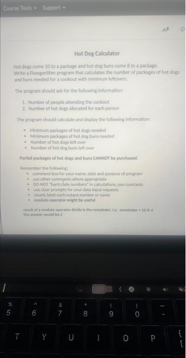 Solved Hot Dog Calculator Hotdogs come 10 to a package and | Chegg.com