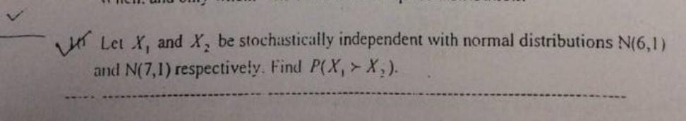 Solved Hא Let X1 and X2 be stochastically independent with | Chegg.com