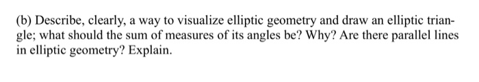 Solved (b) Describe, clearly, a way to visualize elliptic | Chegg.com