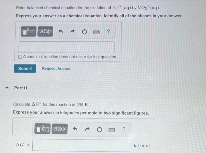 Solved Consider the following reduction half-reactions: | Chegg.com