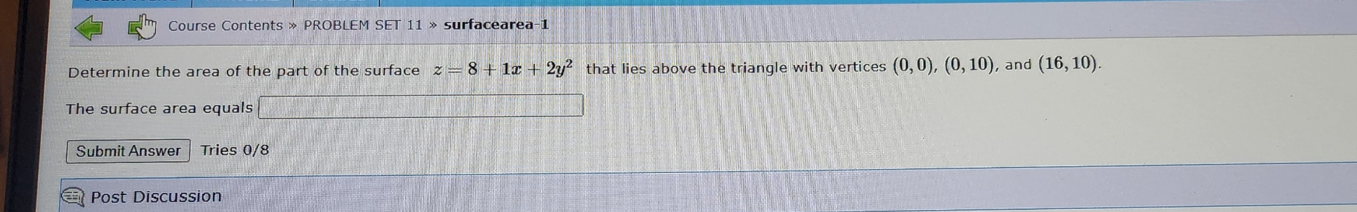 Solved Course Contents ≫ ﻿PROBLEM SET 11≫ | Chegg.com