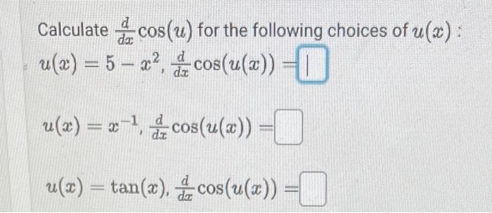 Solved Given the following functions: f(u)=u3/2 and | Chegg.com