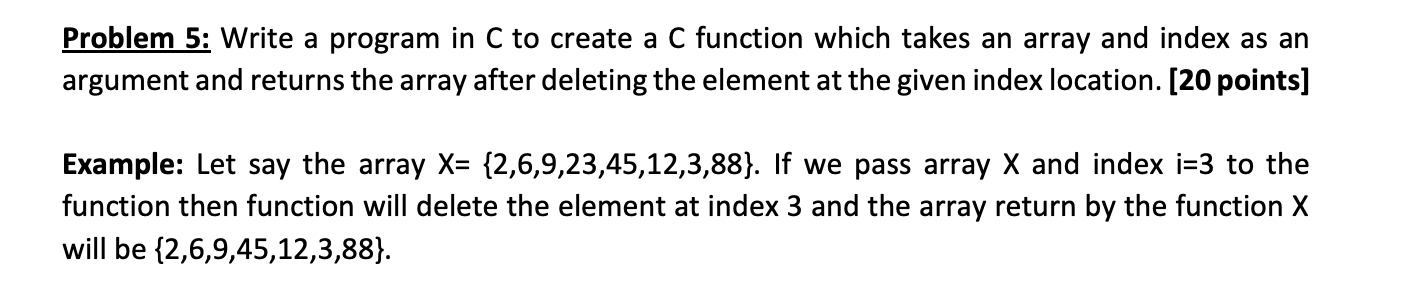 Solved Problem 5 Write A Program In C To Create A C