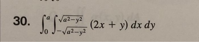 Solved calculate the following iterative integrals by | Chegg.com