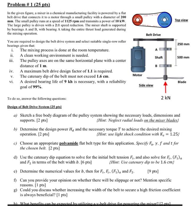 Solved Problem \# 1 (25 pts) In the given figure, a mixer in | Chegg.com