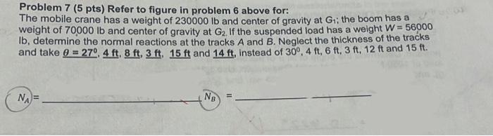 Solved Problem 7 (5 pts) Refer to figure in problem 6 above | Chegg.com