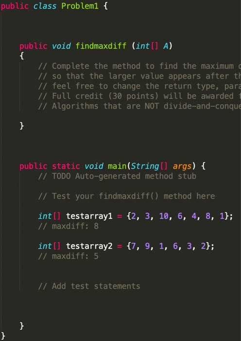Solved Given an array A of n elements, find out the maximum | Chegg.com