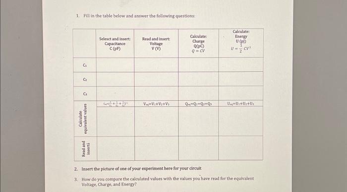 Solved Part III: Click on the Multiple Capacitors tab A: | Chegg.com