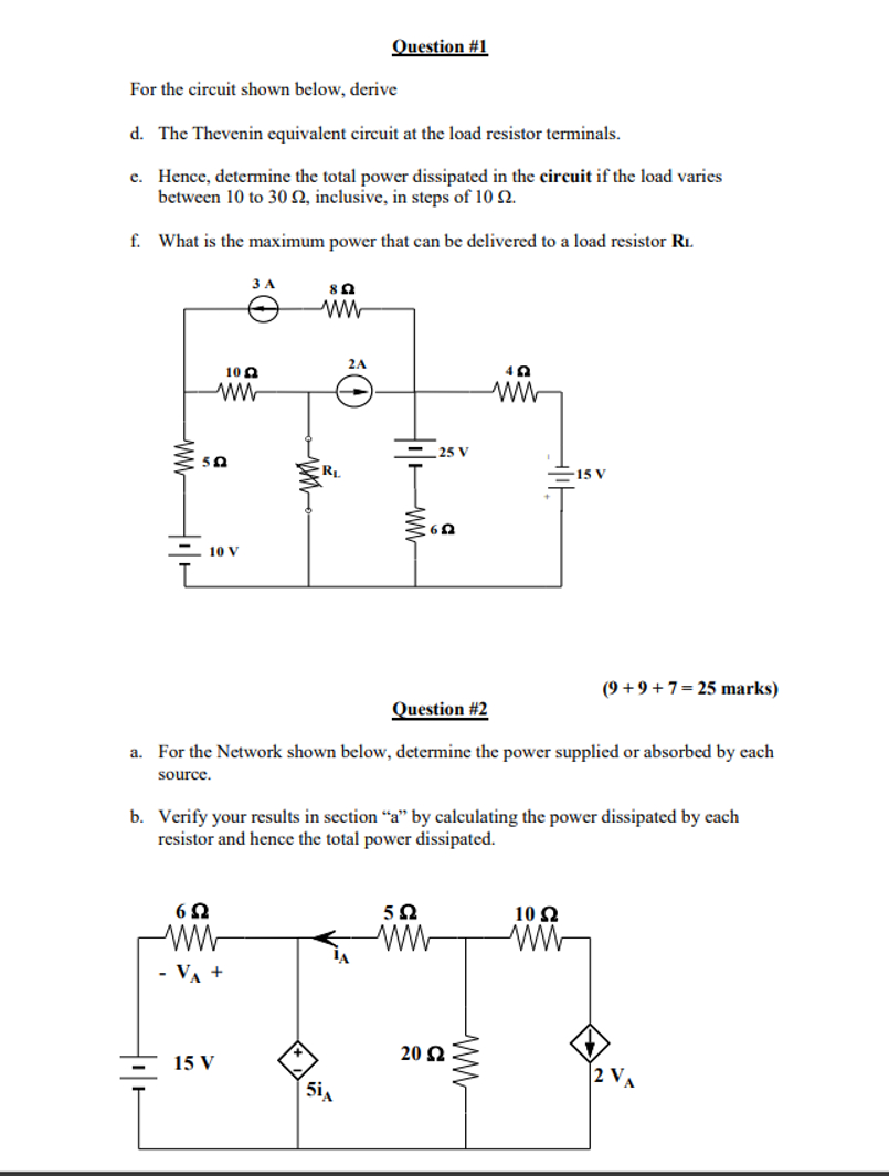 Solved For the circuit shown below, derived. ﻿The Thevenin | Chegg.com