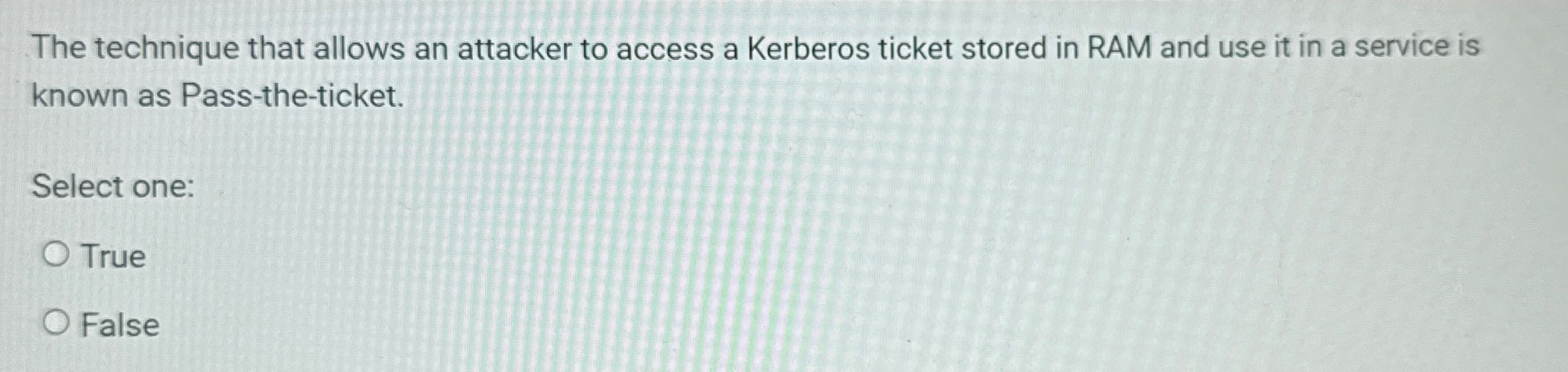 Solved The technique that allows an attacker to access a | Chegg.com