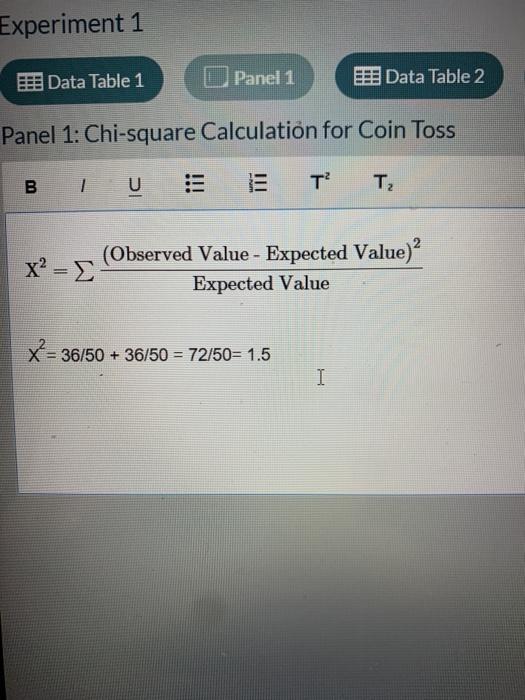 Solved Exercise 1 Expected and Observed Results In this | Chegg.com
