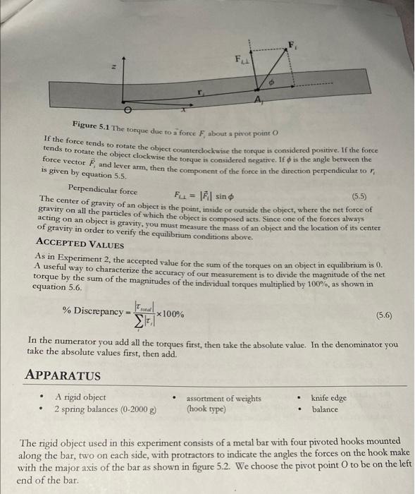 Solved Experiment 5: Rotationa OBJECTIVES When the forees | Chegg.com