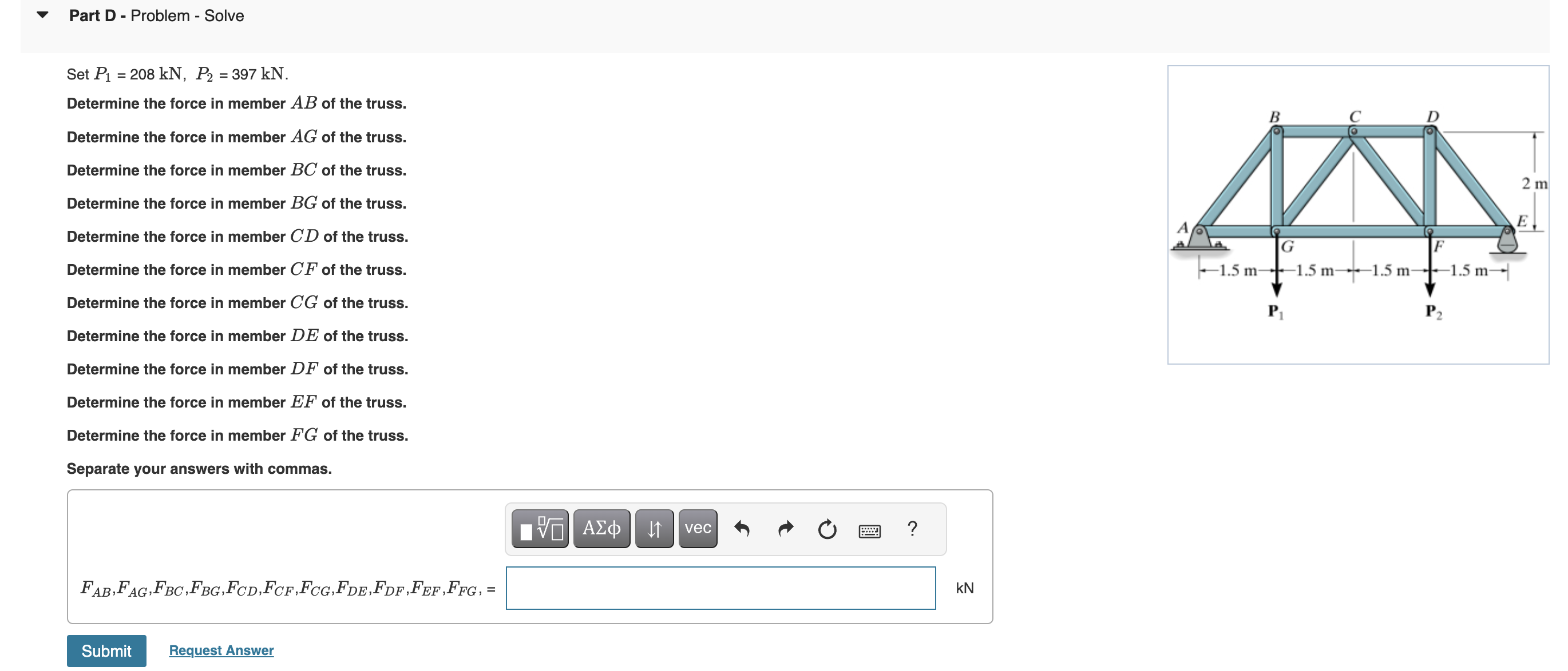 Solved Part D - ﻿Problem - ﻿SolveSet | Chegg.com