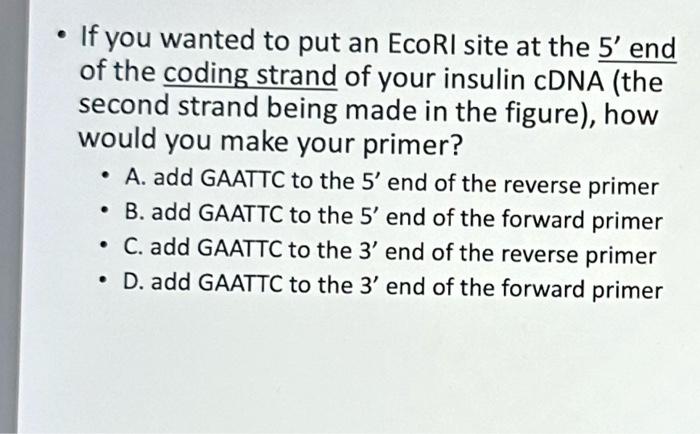 Solved - Clicker Q: The activity of reverse transcriptase is | Chegg.com