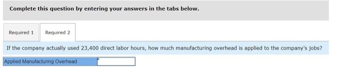 Solved Hamilton Company applies manufacturing overhead costs | Chegg.com