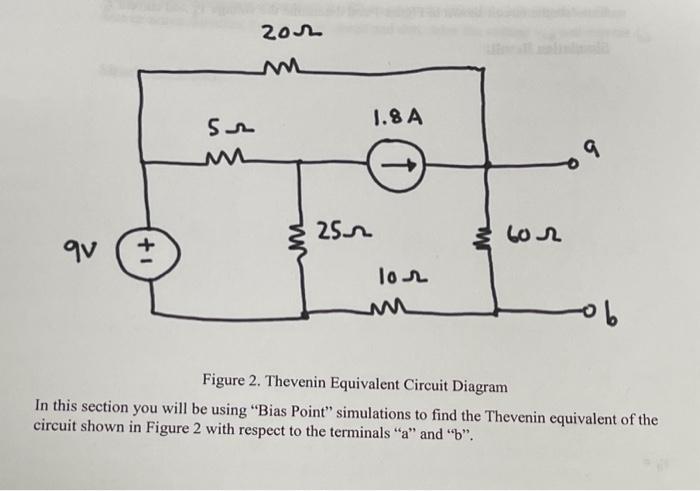 Solved Figure 2. Thevenin Equivalent Circuit Diagram In this | Chegg.com