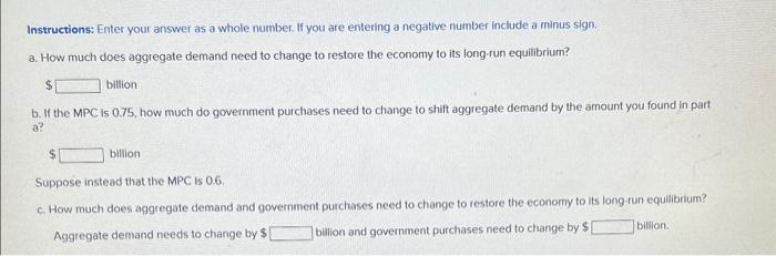 Solved The graph below depicts an economy where an increase | Chegg.com