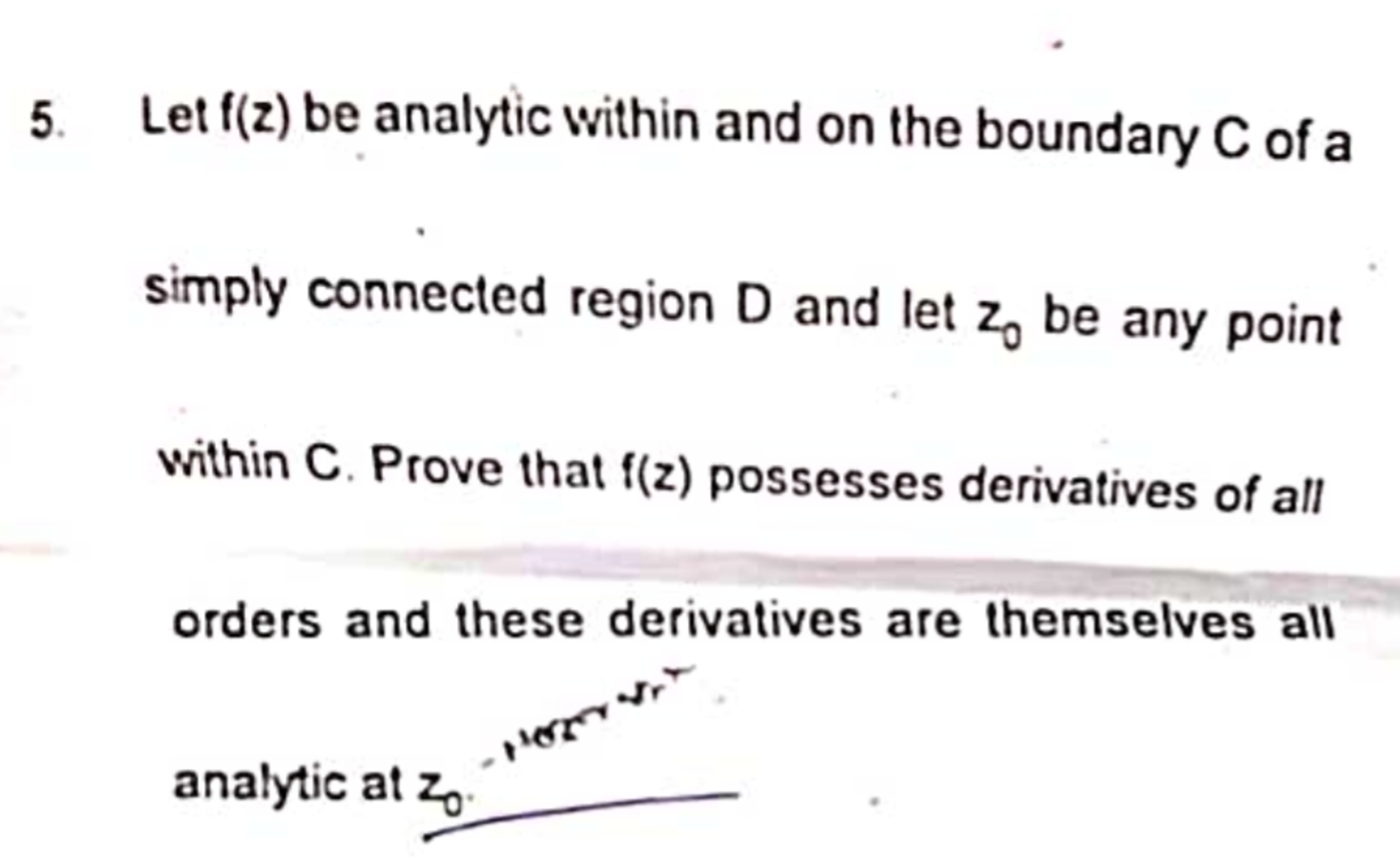 Solved Let f(z) ﻿be analytic within and on the boundary C | Chegg.com