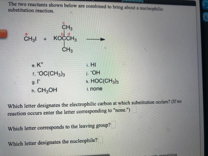 Solved [Review Topics) (References) The two reactants shown | Chegg.com