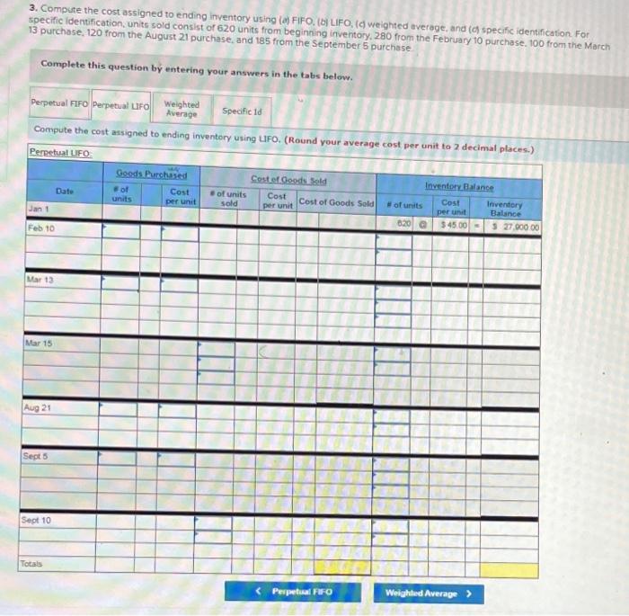 Solved Problem 5-3A Perpetual: Alternatlve cost flows LO P1 | Chegg.com