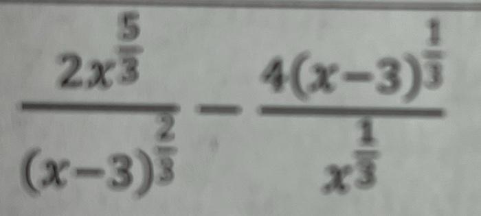 Solved (x−3)322x35−x314(x−3)31 | Chegg.com