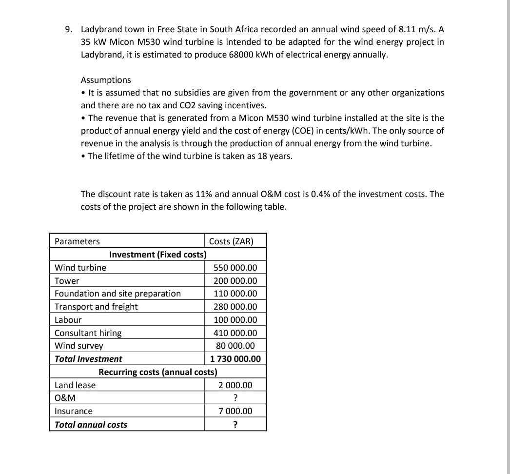 Solved 9. Ladybrand town in Free State in South Africa | Chegg.com