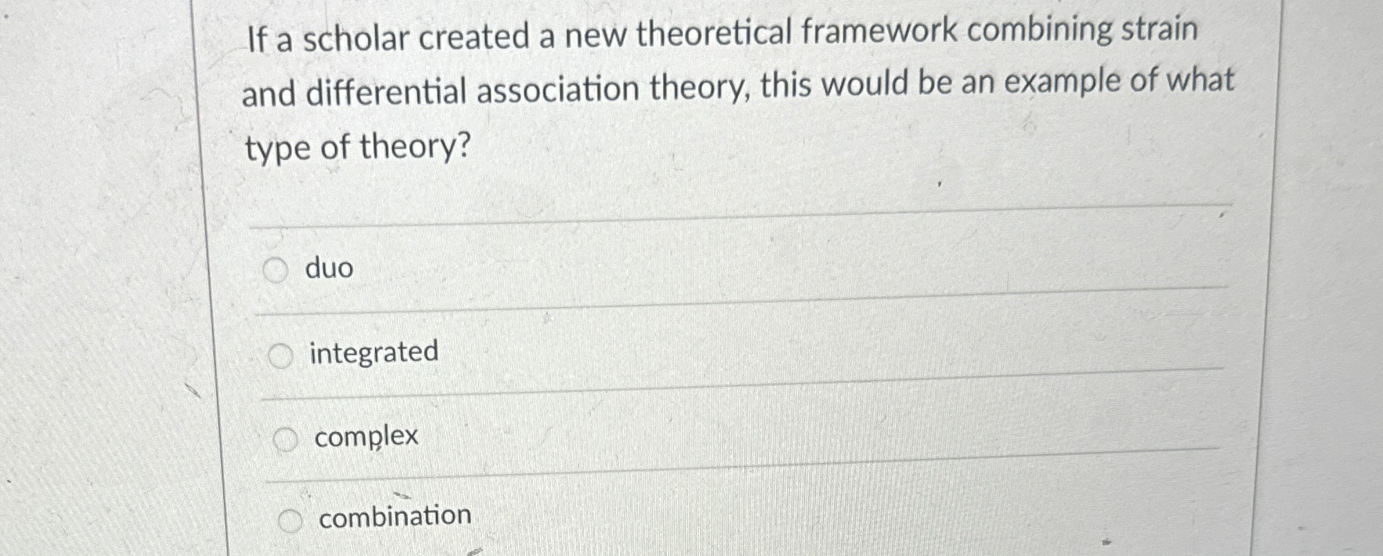 Solved If A Scholar Created A New Theoretical Framework 5353