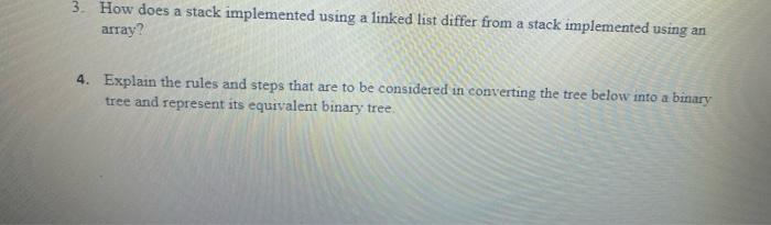Solved 3 How Does A Stack Implemented Using A Linked List