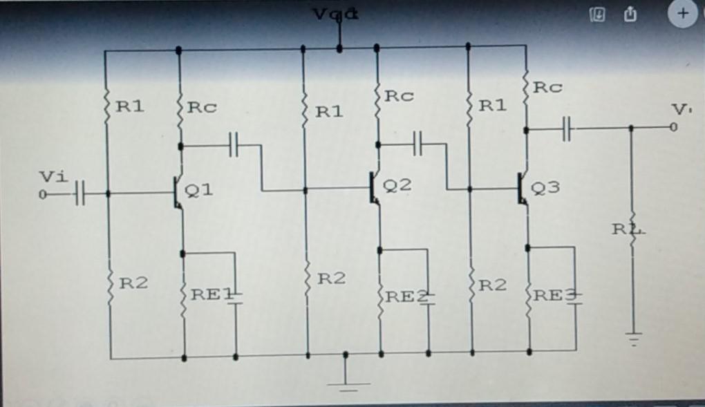 Solved 1. If the multistage amplifier is driven by a 1 μV | Chegg.com Solved 1. If the multistage amplifier is driven by a 1 μV | Chegg.com