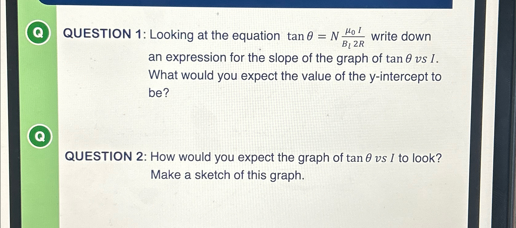 Solved (a) ﻿QUESTION 1: Looking at the equation | Chegg.com