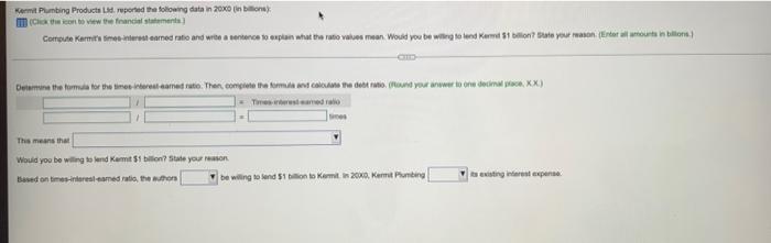 Solved Kermit Plumbing Products Ltd. reported the following | Chegg.com