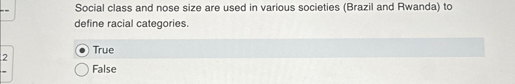 Solved Social class and nose size are used in various | Chegg.com