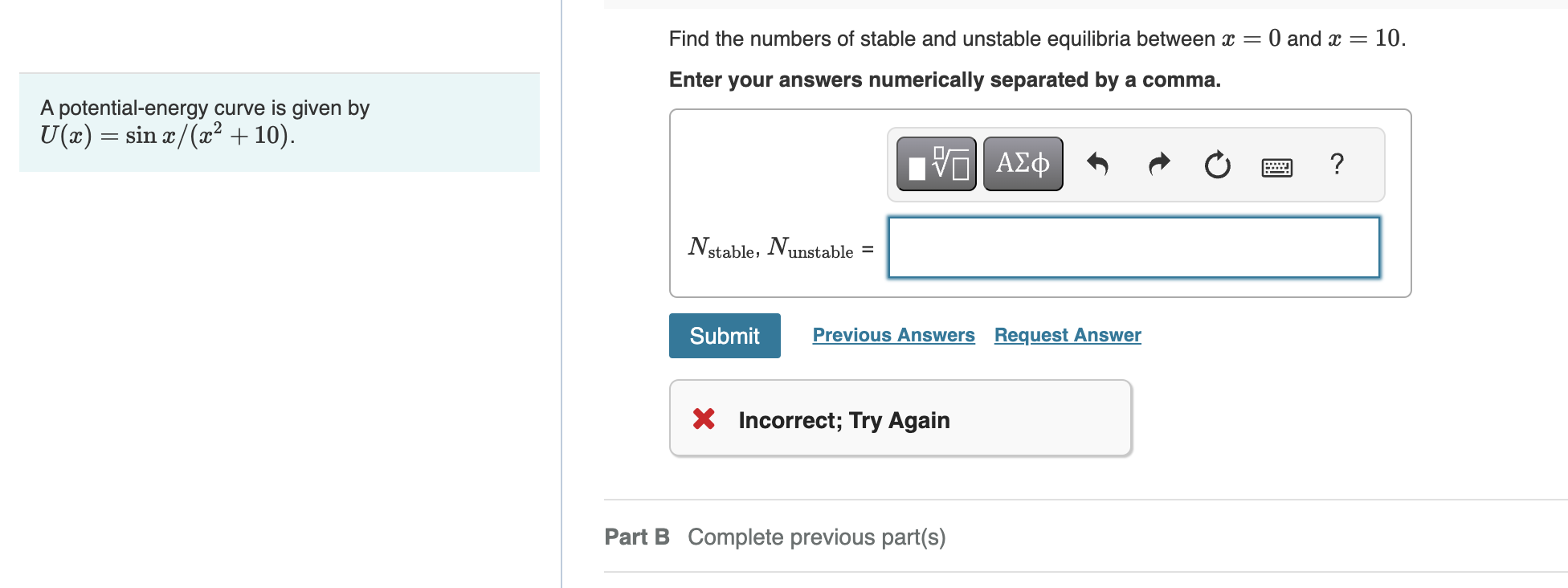 Solved Find the numbers of stable and unstable equilibria | Chegg.com