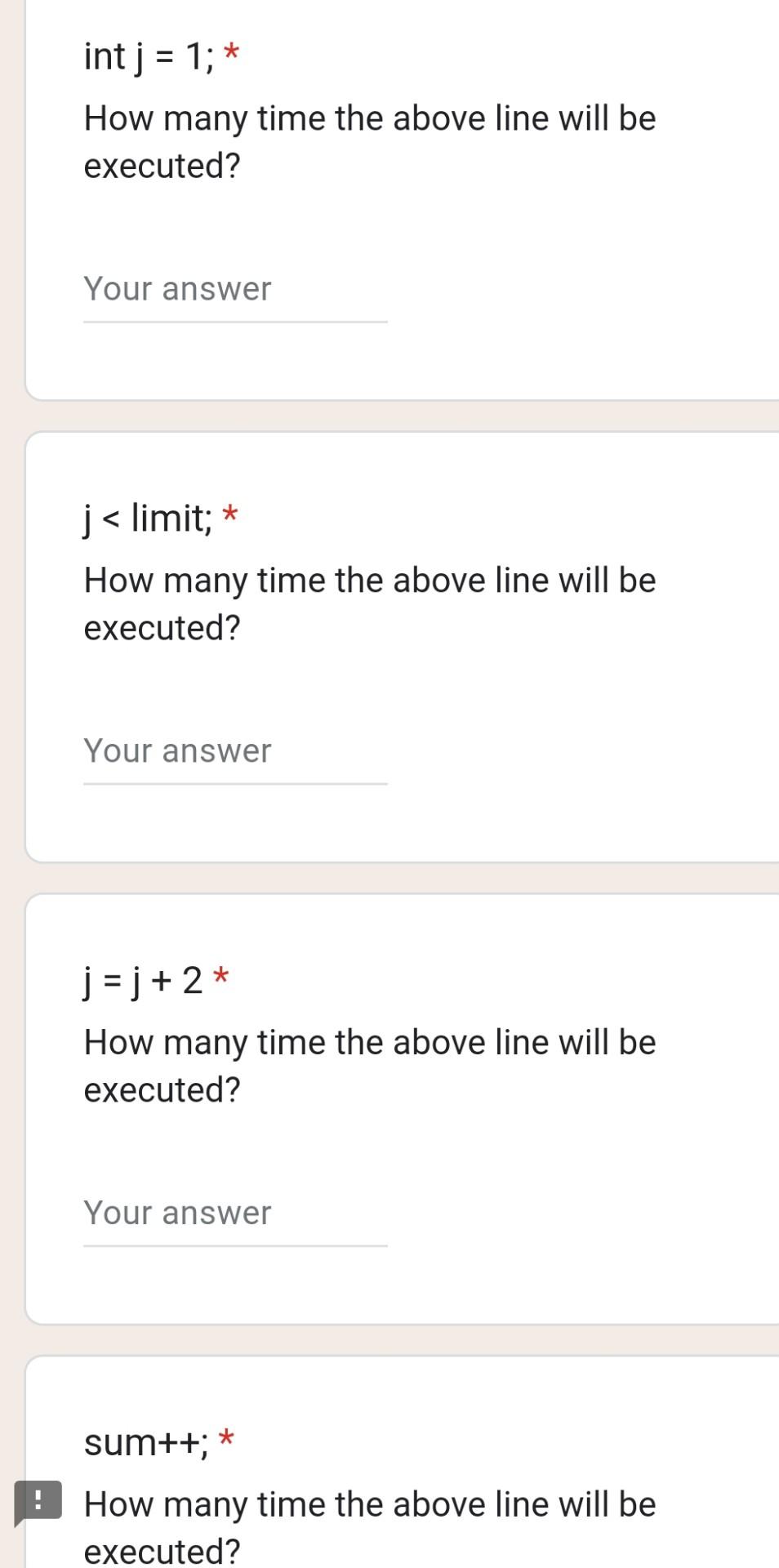 Solved Go through the following java code, you will be asked | Chegg.com