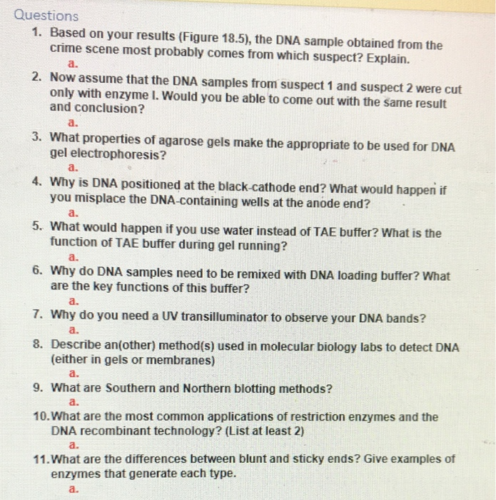 Solved ANSWER ALL QUESTION PLS Lab 18 Review 1. Based on yo | Chegg.com